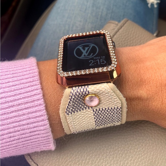 Spark*l Bands | Accessories | Lv Damier Azur Sparkl Upcycled Apple ...